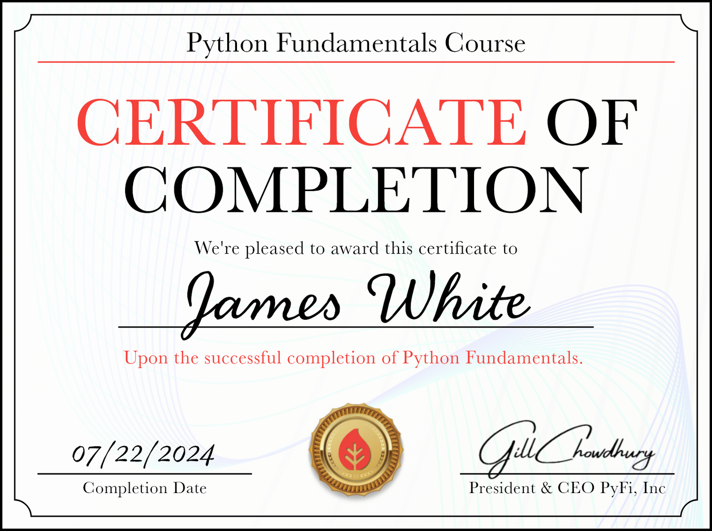 Python Fundamentals Course – PyFi