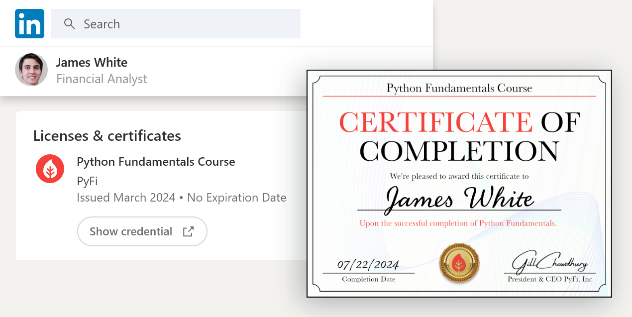 Python Fundamentals Course – PyFi